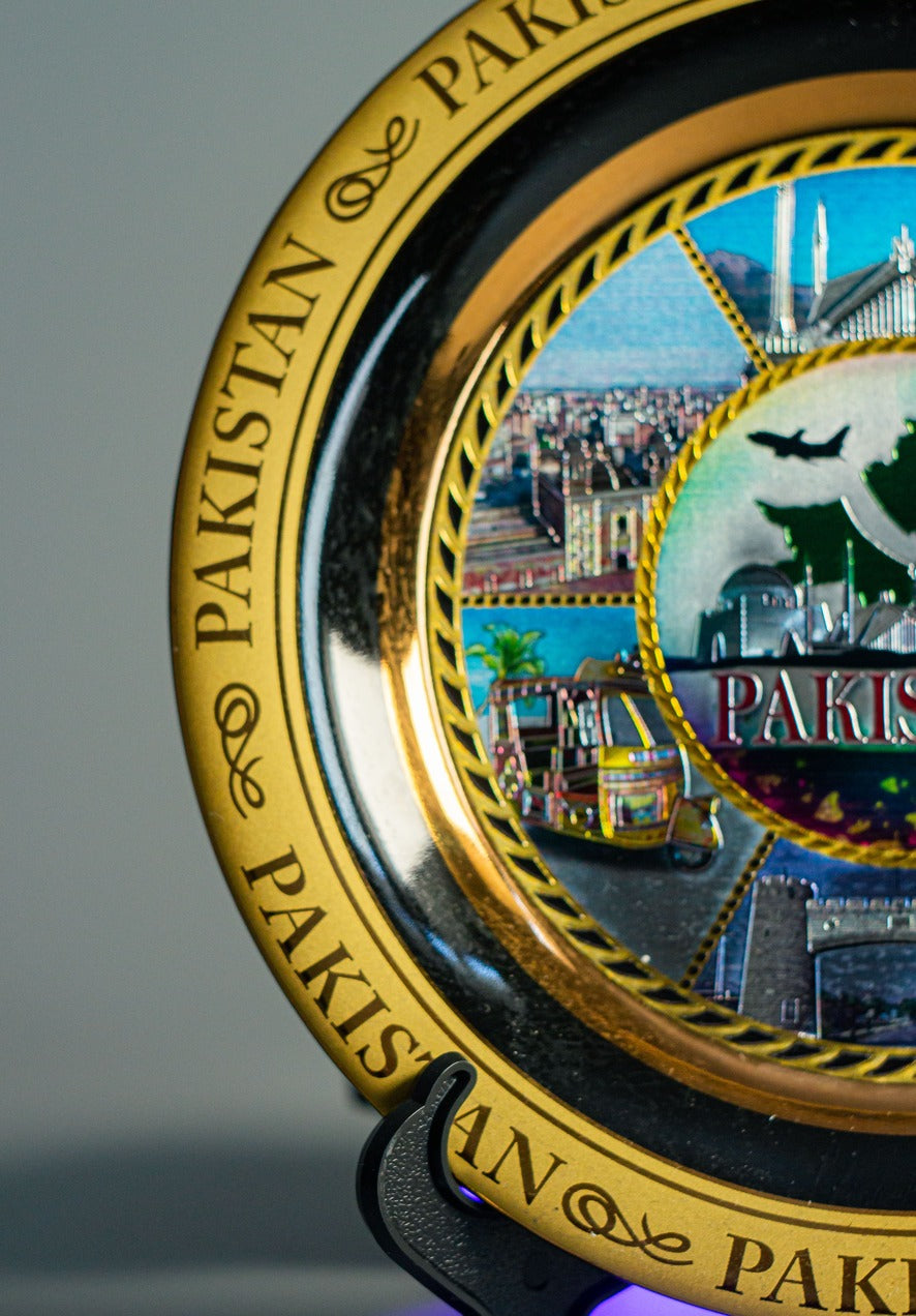 Ethnic Pakistan Plate ceremic – BestArtandCrafts