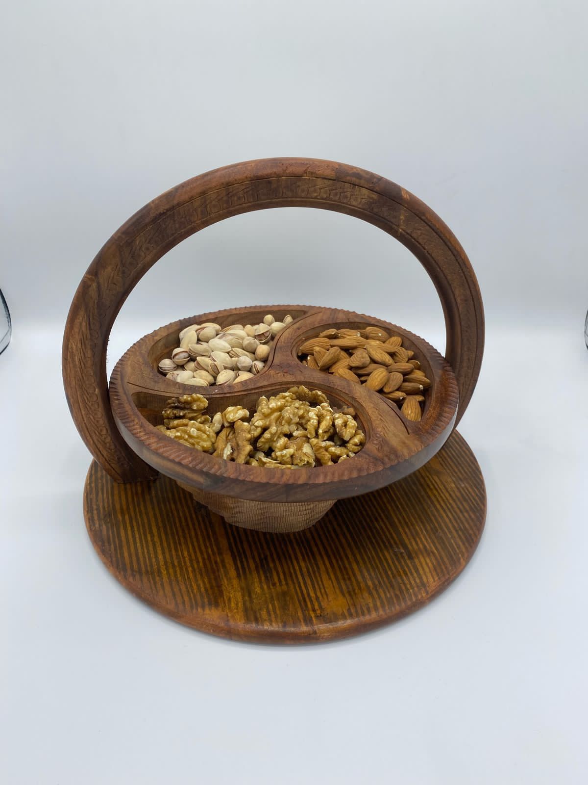 Foldable Wooden Dry Fruit Tray – BestArtandCrafts