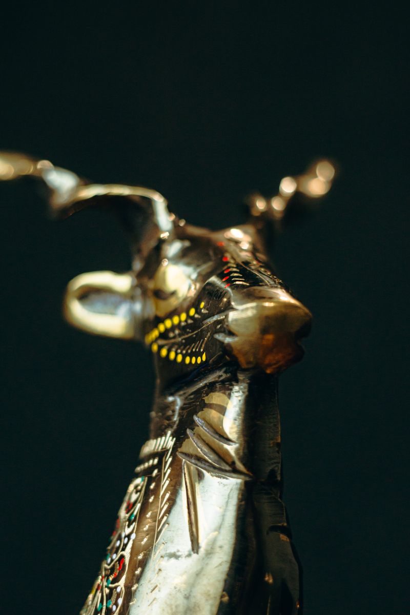 Markhor Figure Brass – BestArtandCrafts