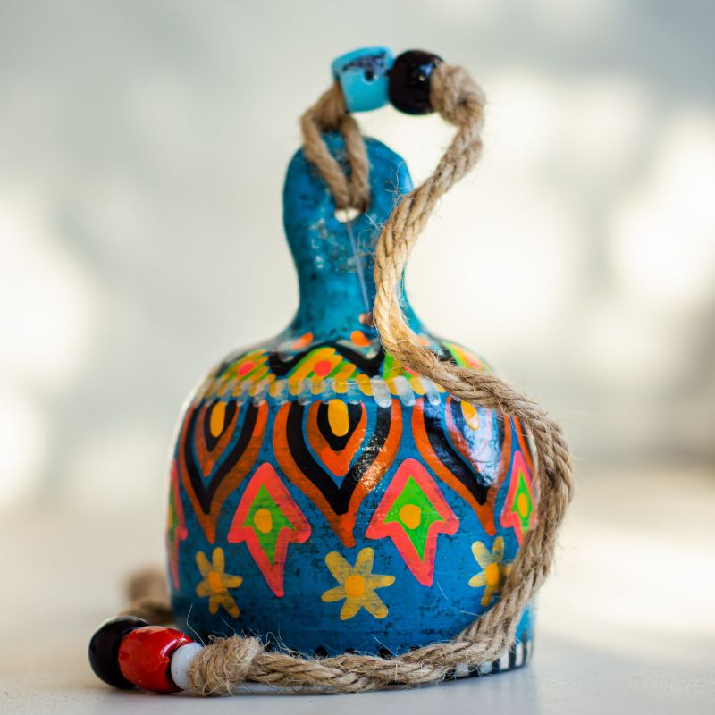 Hand Painted Bell Hanging – BestArtandCrafts