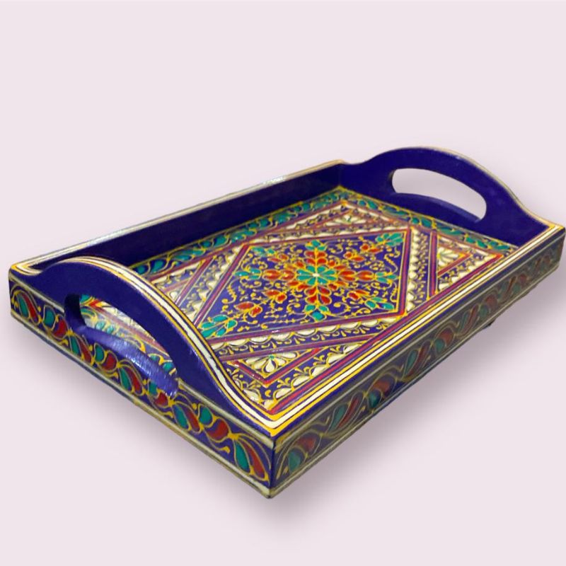 Handcrafted Swati Art Trays – BestArtandCrafts