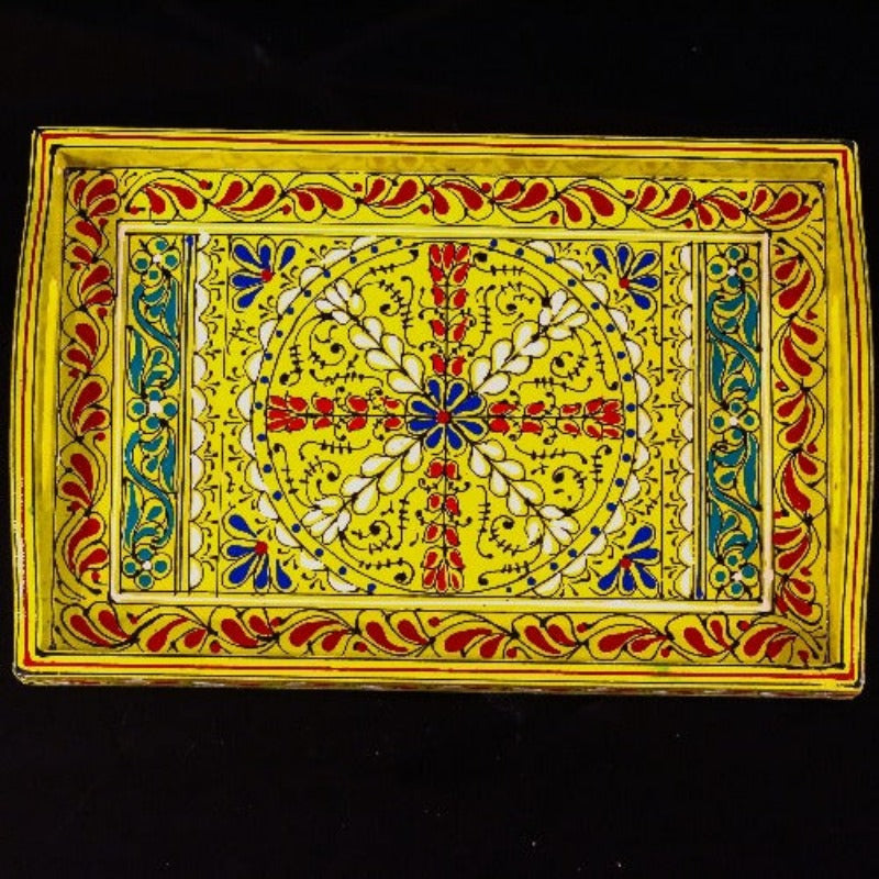 Handcrafted Swati Art Trays – BestArtandCrafts